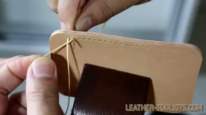 How to Sew Thick and Delicate Leather by Hands Guide - Leather Toolkits