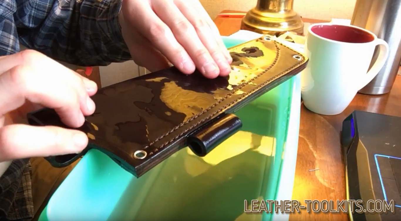 Wet Forming Leather - How to Mold a Leather Goods - Leather Toolkits