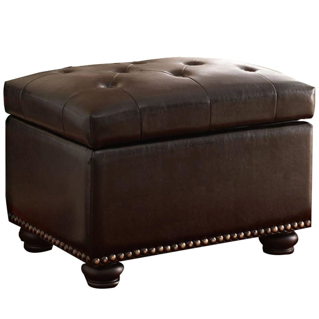 Top 5 Best Leather Ottomans [2022 Reviews] - Leather Toolkits